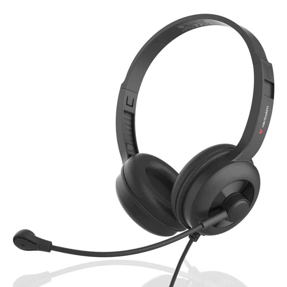 USB-C Headset | Noise-Cancelling Mic | Verbatim